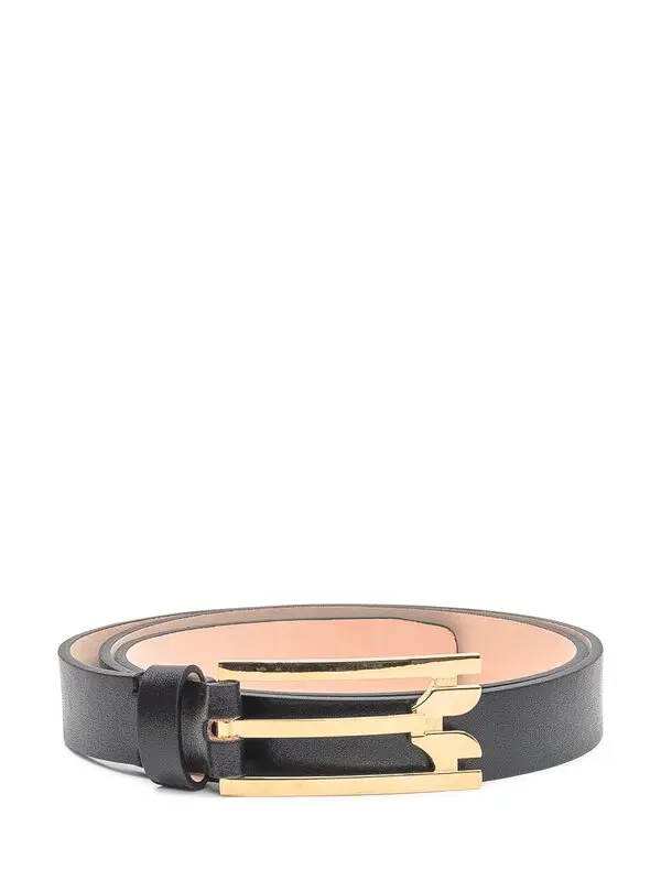 Victoria Beckham Signature Belt Mini - Black