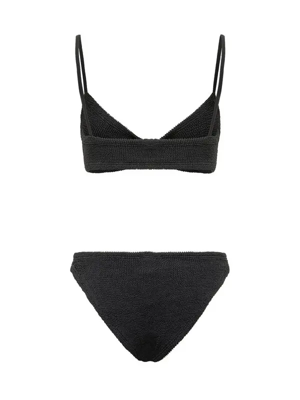 Hunza G Mini Triangle Bikini Set - Black