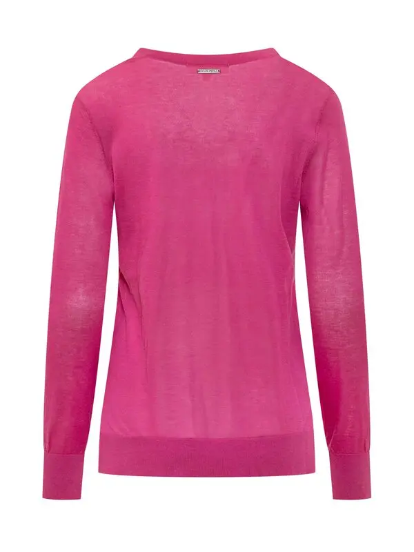 Michael Kors Sweater With Neck Detail - Brtwildbrry