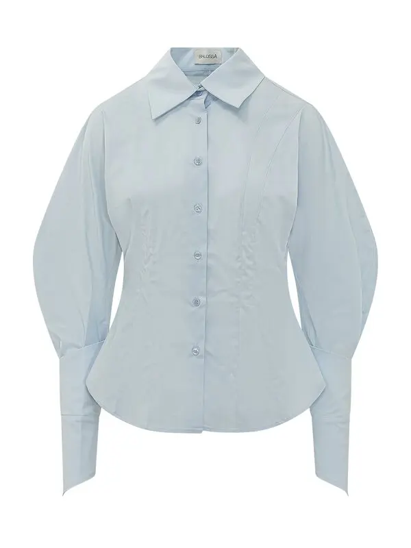 BALOSSA Relaxed Fit Button-up Shirt
