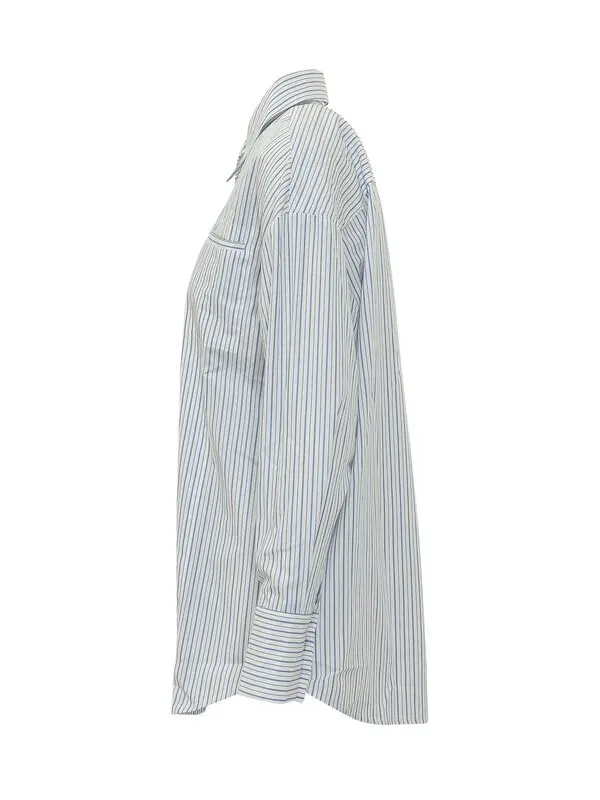 BALOSSA Stylish Stripe Button-up Shirt For Summer - 1