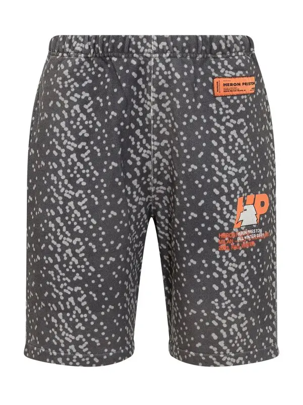 Heron Preston Cotton Shorts - Nero
