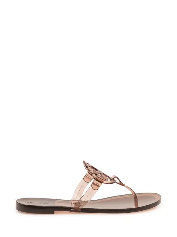 Tory Burch Miller Mini Jelly Sandal - Soft Brown