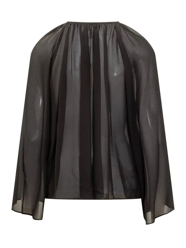 Michael Kors Chic Polyester Top - Black