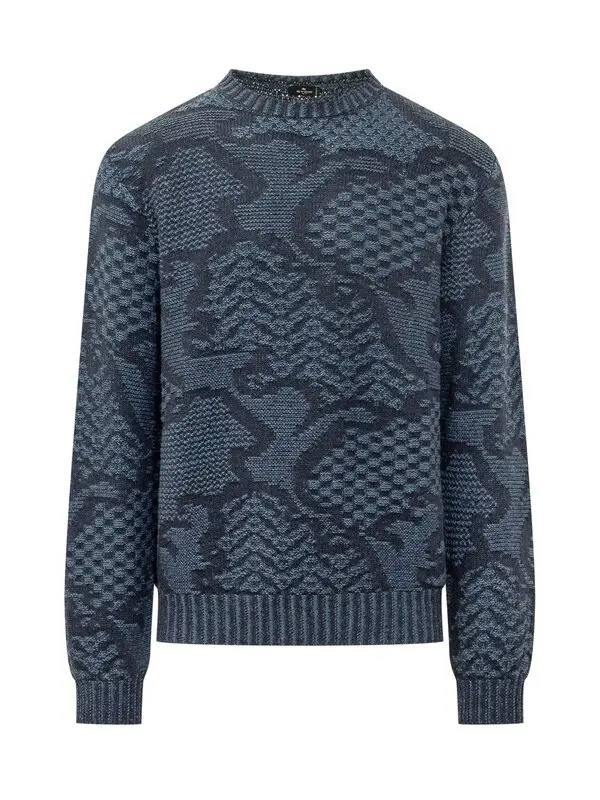 Etro Rome Knit Crewneck Sweater