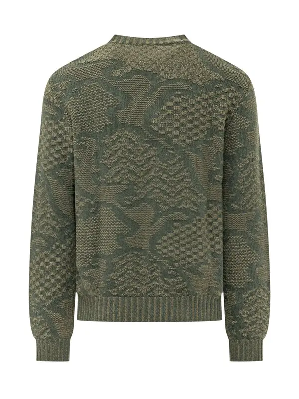 Etro Ribbed Knit Crewneck Sweater