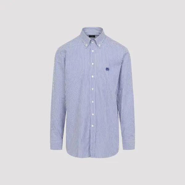 Etro Rome Logo Button-down Shirt - Multicolour