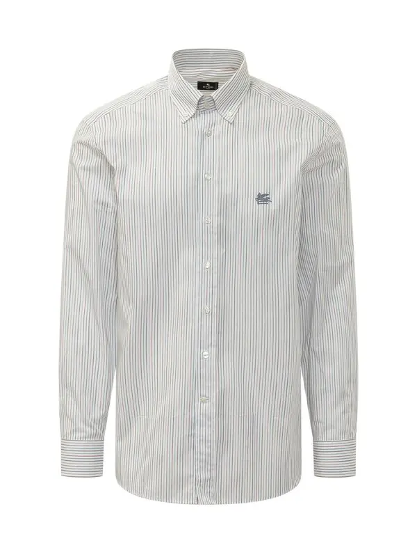 Etro Rome Logo Button-down Shirt - S9860
