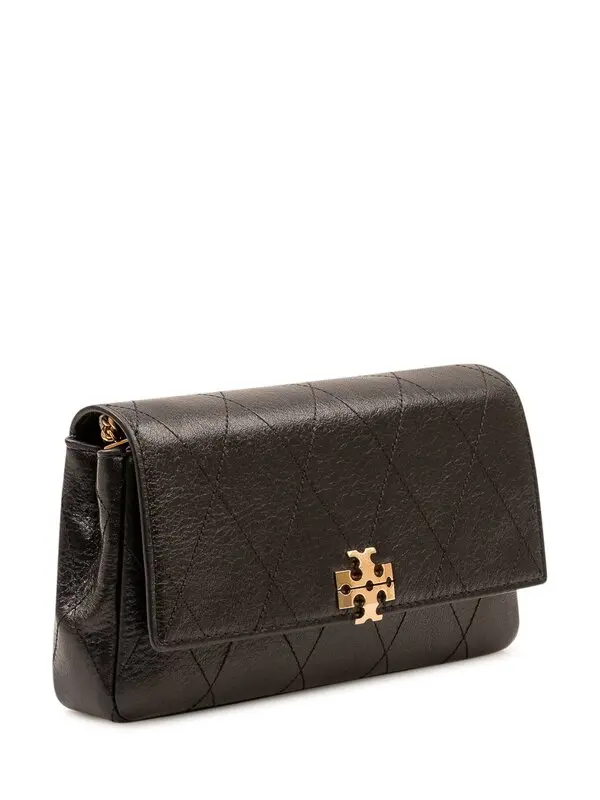 Tory Burch Chain Wallet Mini In 100% Cow Leather - Black