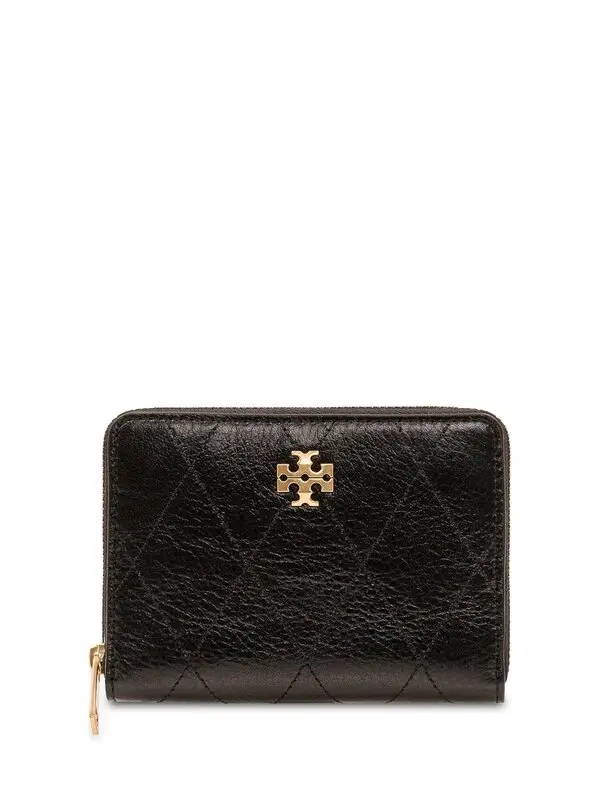 Tory Burch Charlie Zip Around Wallet - Black