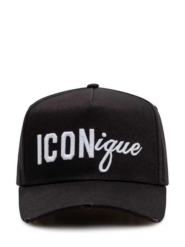 Dsquared2 Stylish Embroidered Linen Baseball Cap