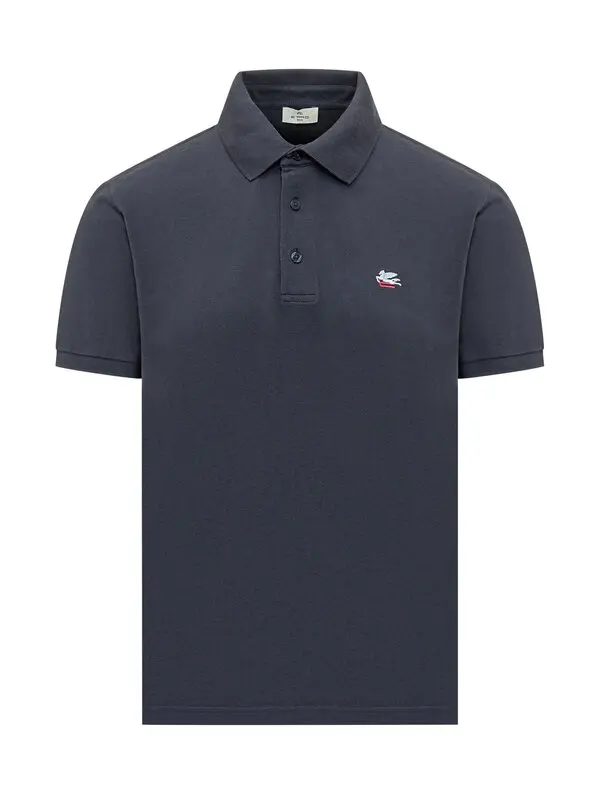 Etro Classic Polo - Blu