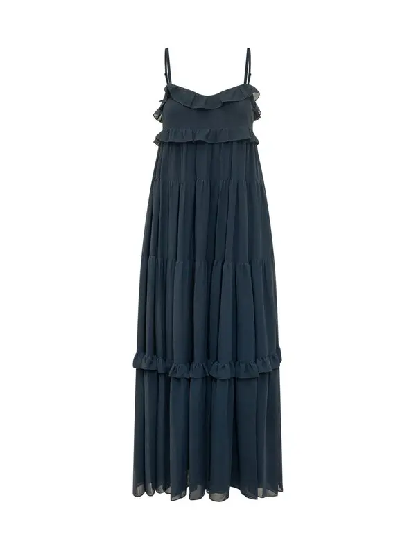 Michael Kors Ruffled Maxi Dress