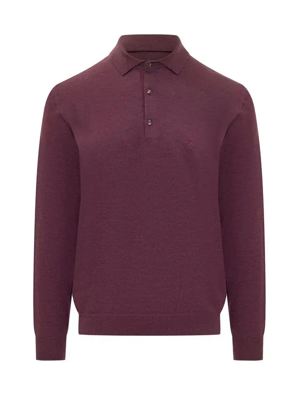 Etro Wool Polo In Mini Version