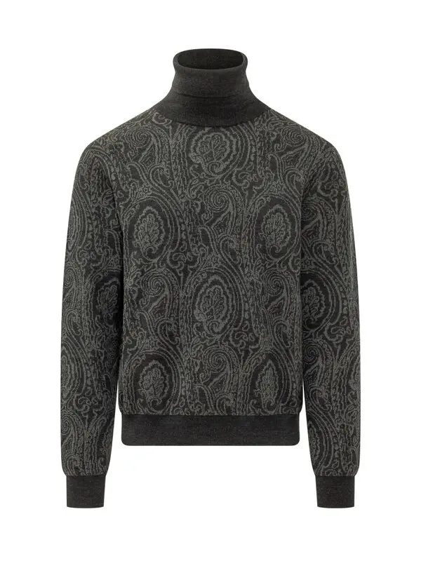 Etro Rome Knit Turtleneck Sweater
