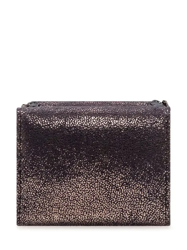 Stella McCartney Trifold Wallet With Chain Detail - Dark Navy