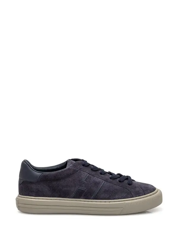 Hogan High-top Suede Sneakers - Blu