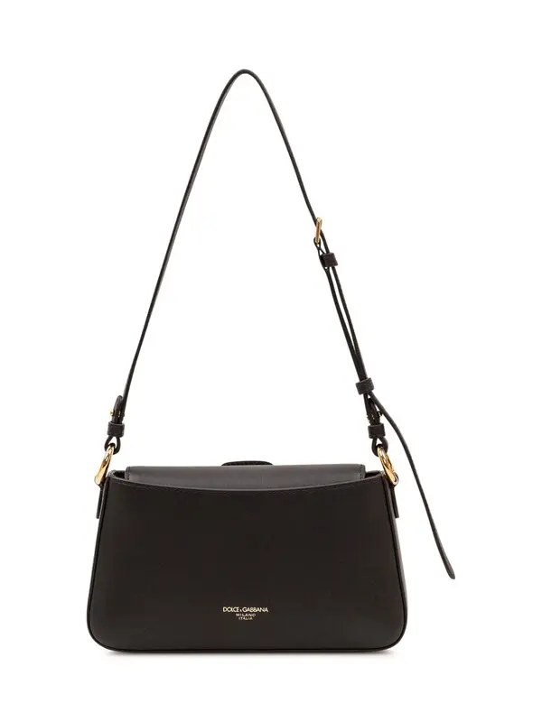 Dolce & Gabbana Leather Mini Phone Handbag - Nero