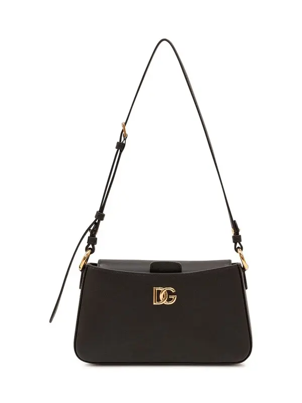Dolce & Gabbana Leather Mini Phone Handbag - Nero