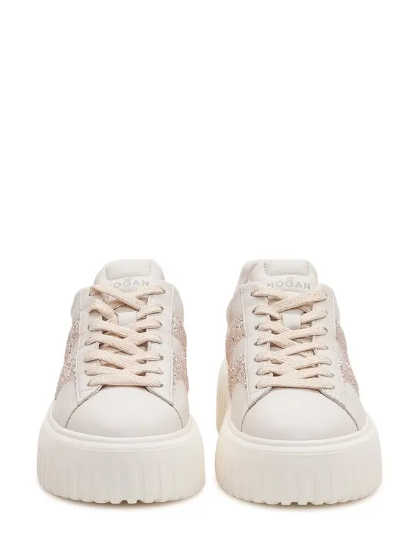 Hogan Stylish Leather Sneakers - B013+m024