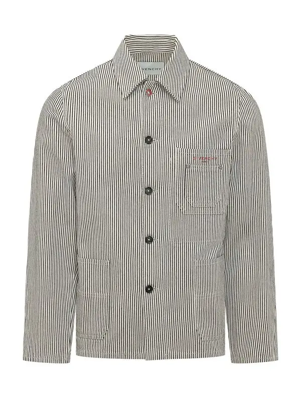 Givenchy Stripes Jacket - White/blue