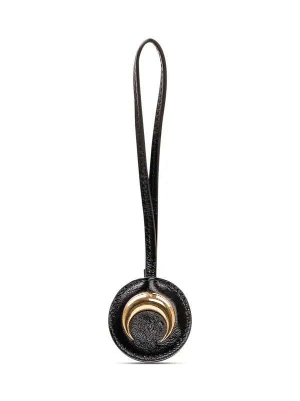 MARINE SERRE Mini Chain Keychain Accessory - Black