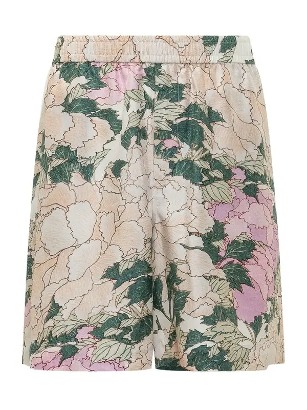 Givenchy Mini Shorts - Beige/green