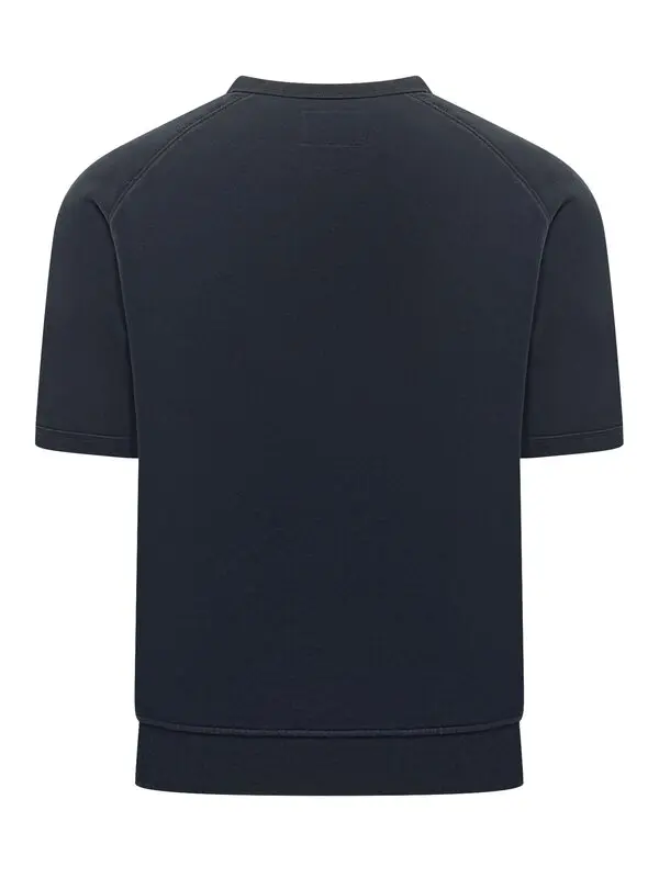 BL'KER Giro Neck Sweatshirt With Unique Stamp Print