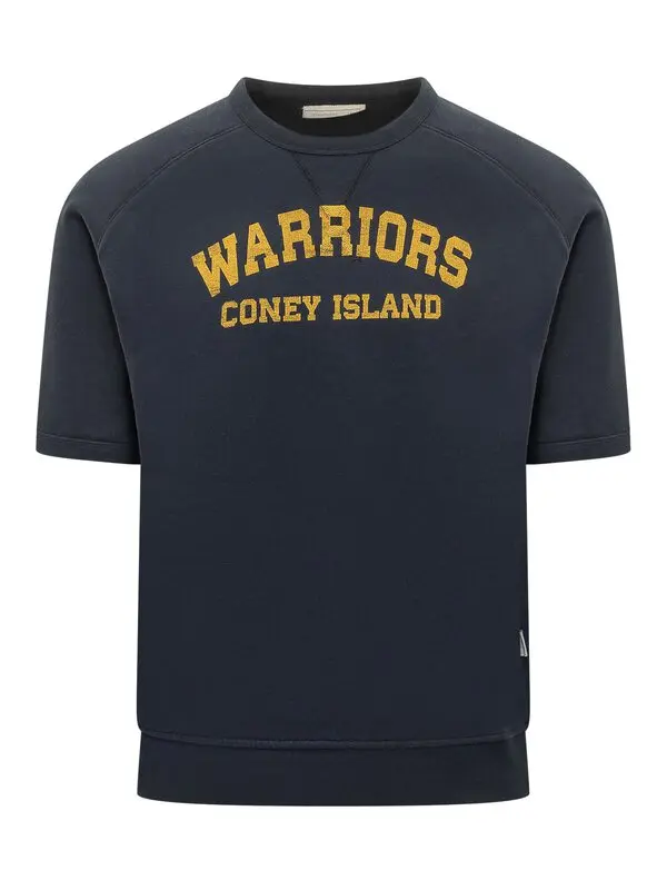 BL'KER Stamp Print Crewneck Sweatshirt - Navy