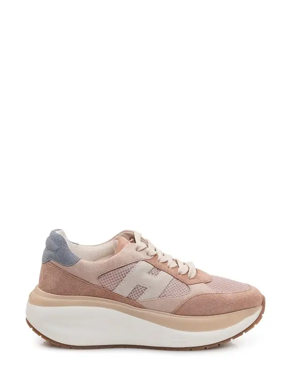 Hogan H714 Leather Sneakers - Grigio
