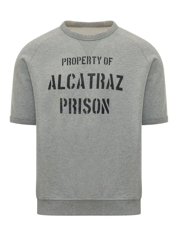 BL'KER Printed Mini Sweatshirt - Grey Melange