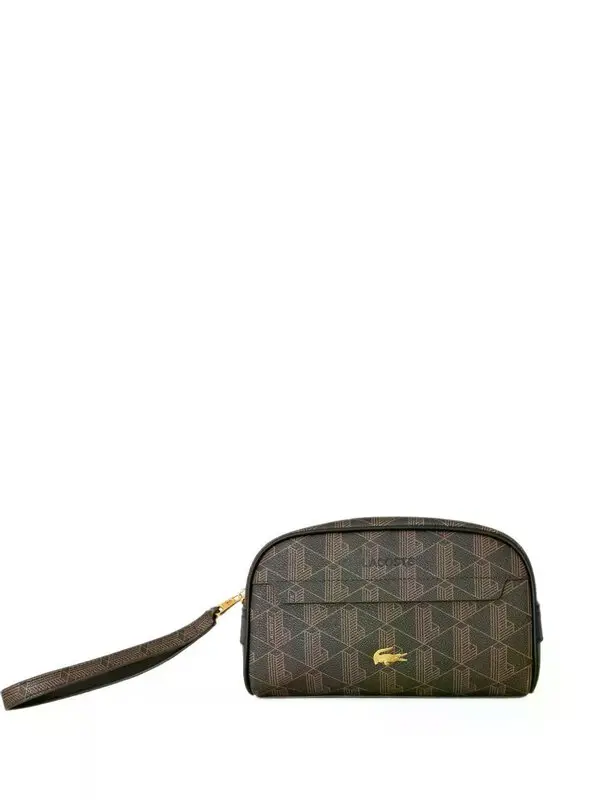 Lacoste Monogram-print Wristlet Clutch Bag