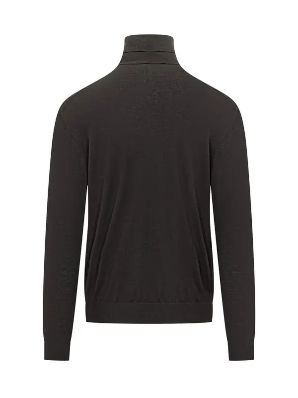 Malo Basic Mock-neck Sweater