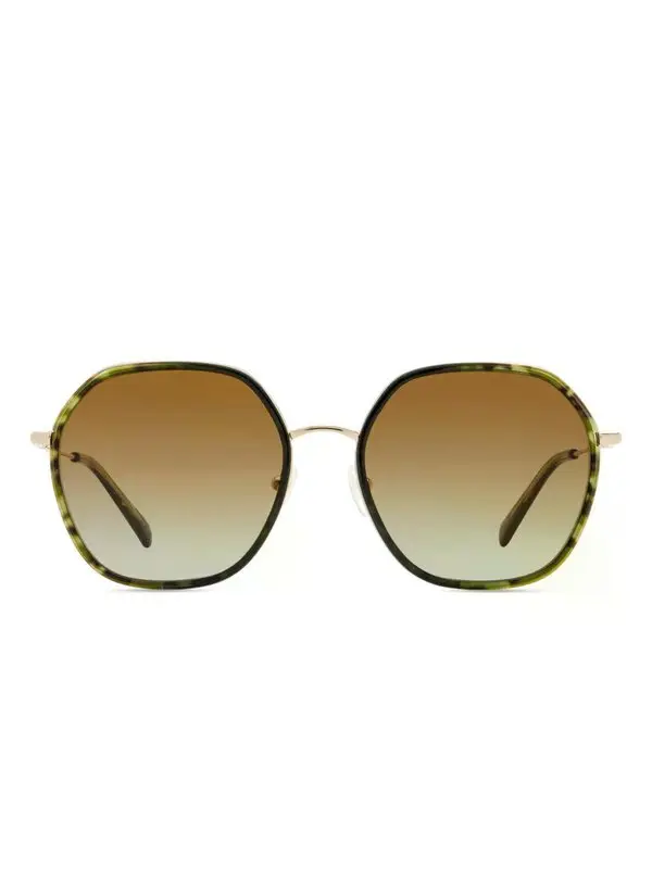 Longchamp Round-frame Sunglasses - Green