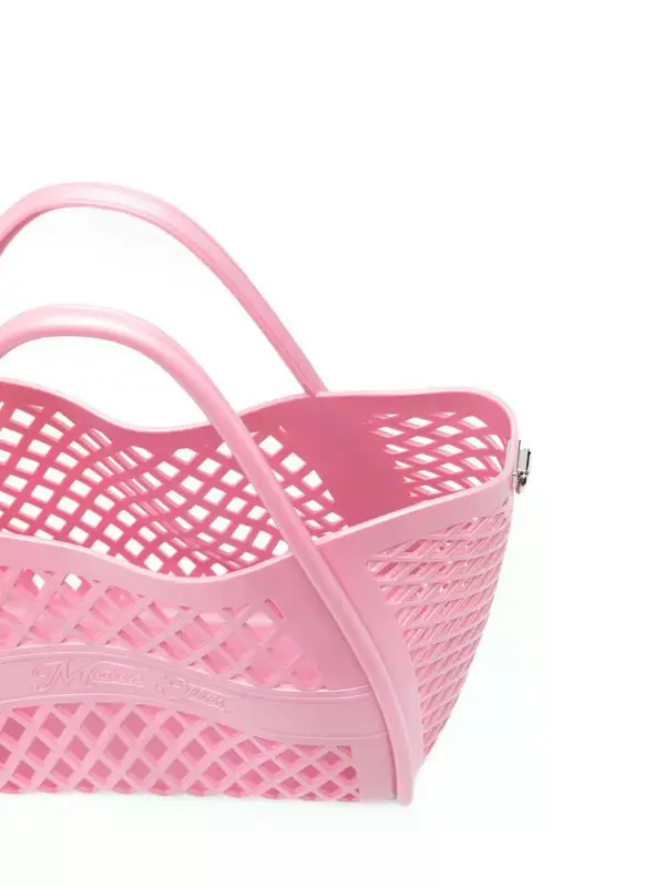 MARC ELLIS Cut-out Logo-embossed Tote Bag
