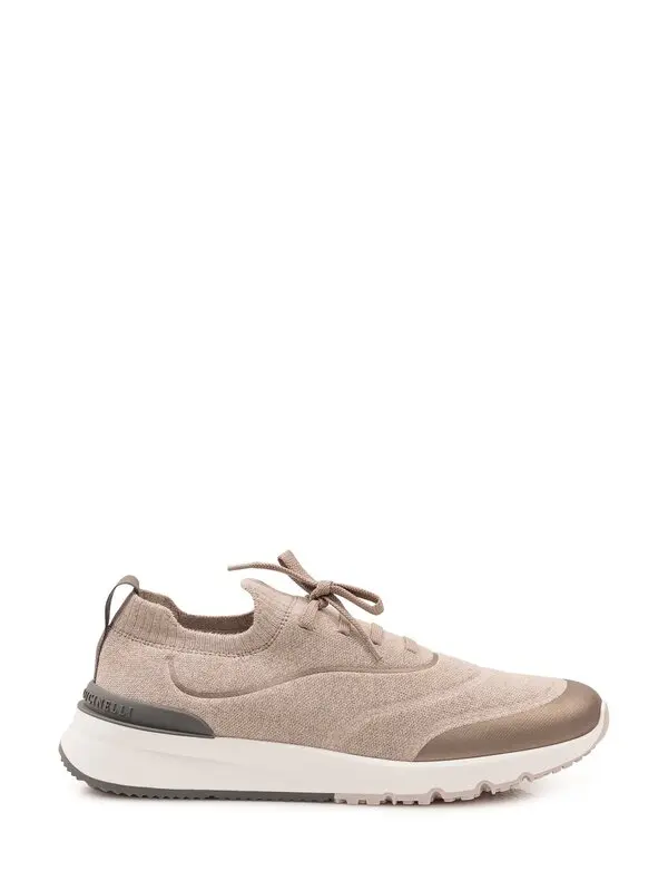 Brunello Cucinelli Low Top Sneakers - Mandorla