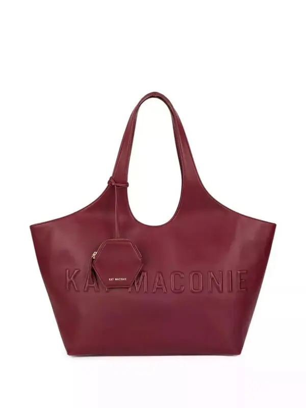 KAT MACONIE Logo-embossed Shoulder Bag - Red