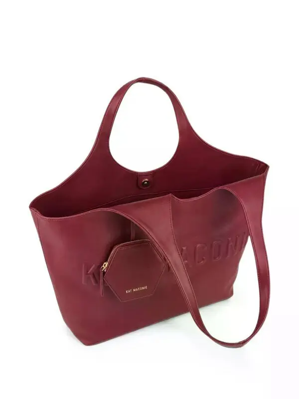 KAT MACONIE Logo-embossed Shoulder Bag - Red