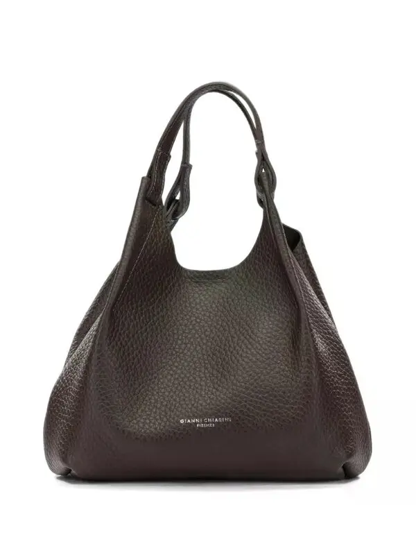 GIANNI CHIARINI Medium Dua Leather Tote Bag