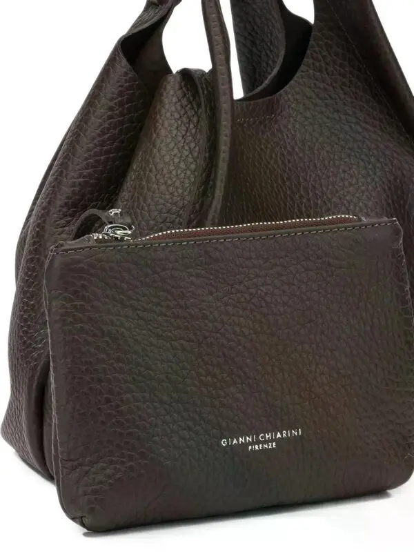 GIANNI CHIARINI Medium Dua Leather Tote Bag