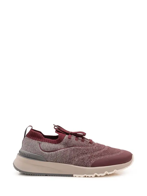 Brunello Cucinelli Contemporary Sneakers - Cabernet