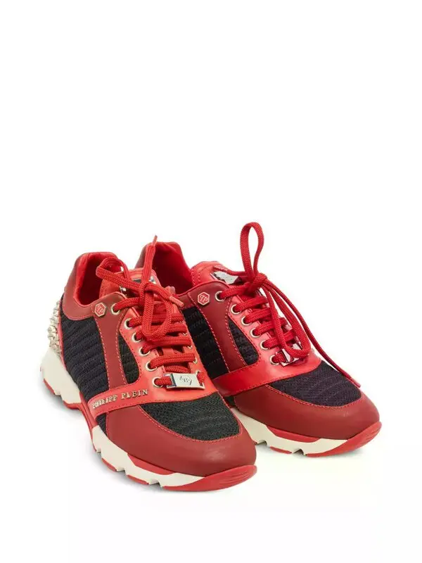 Philipp Plein Studded Lace-up Sneakers