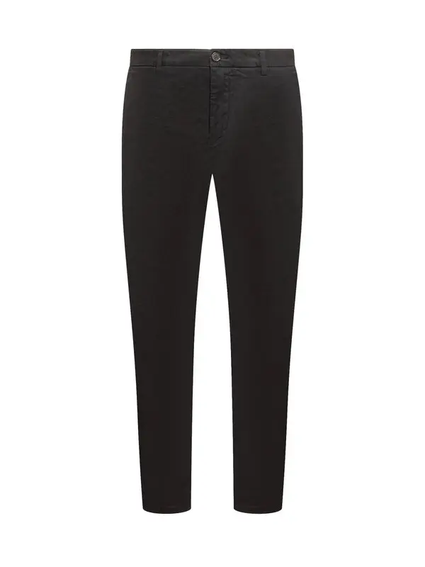 DEPARTMENT5 Chino Trousers With Unique Print - Nero