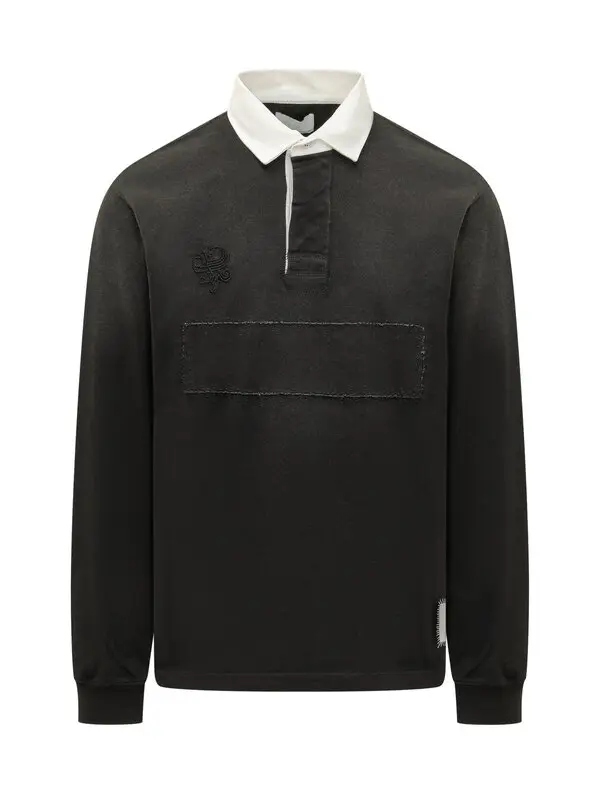 WOC Classic Polo With Front Insert - Black