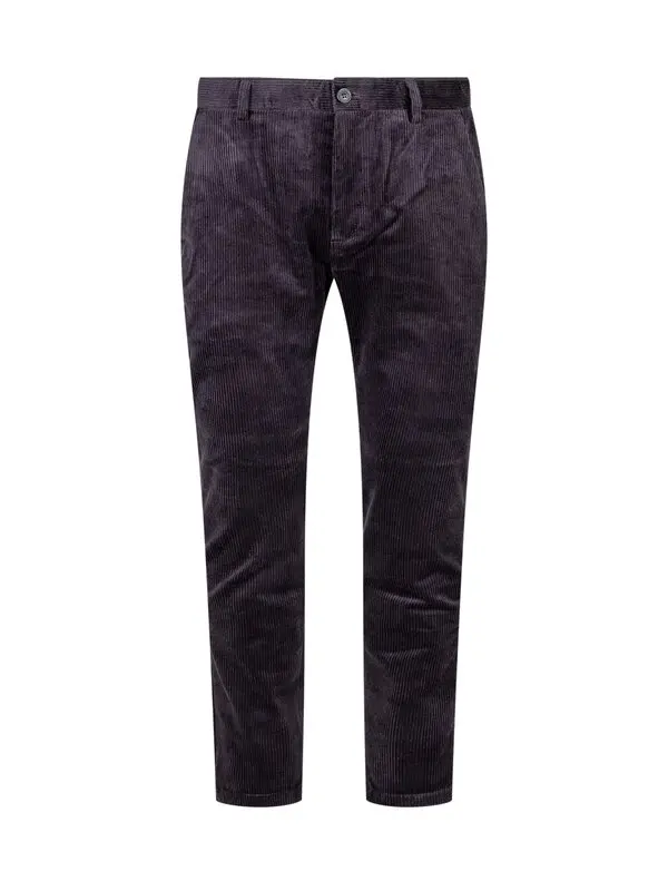 DEPARTMENT5 Chino Print Trousers Mini Fit - Blu Black