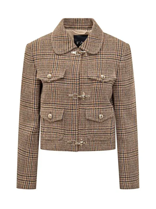 FAY Wool Jacket - Beige Amarena