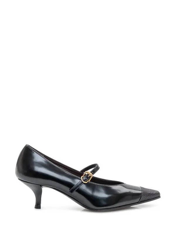 Roberto Festa Leather Décolleté Heels - Nero