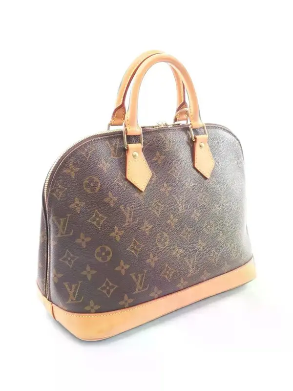 LOUIS VUITTON 2002 Alma Pm Monogram Handbag - Brown