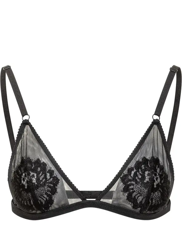 Dolce & Gabbana Elegant Lace Bra - Nero