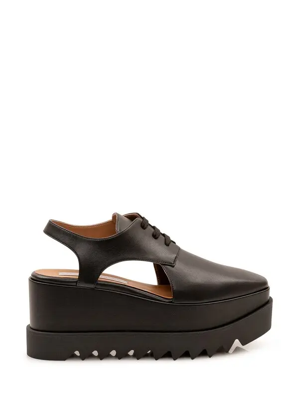 Stella McCartney Ethendse Mini Slingback Sandals - Black
